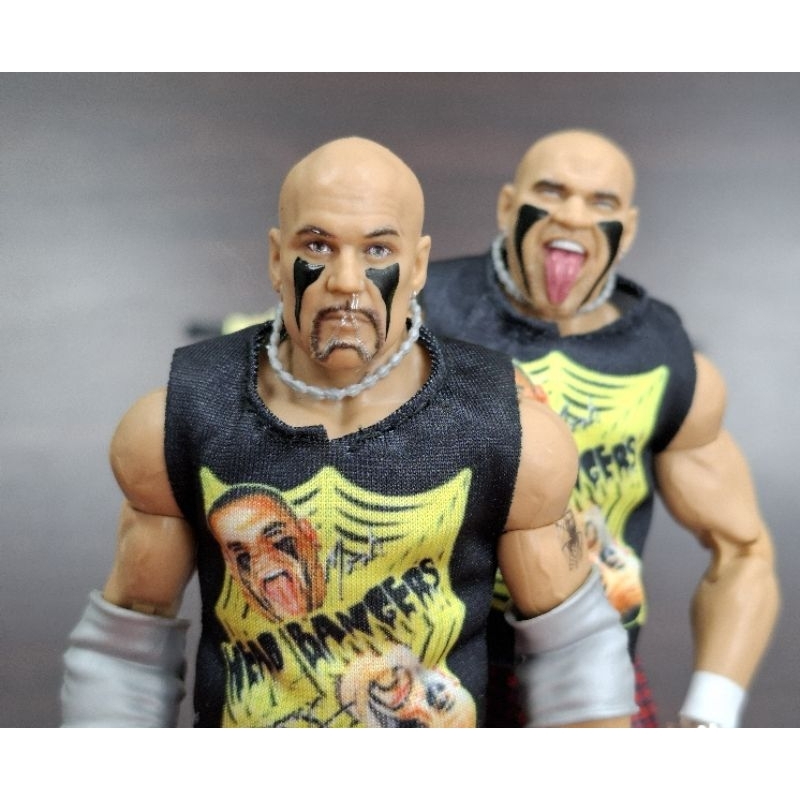 WWE Headbangers 人偶 公仔 摔角 美摔 Elite Mosh Thrasher 附WWF雙打冠軍腰帶 | 蝦皮購物