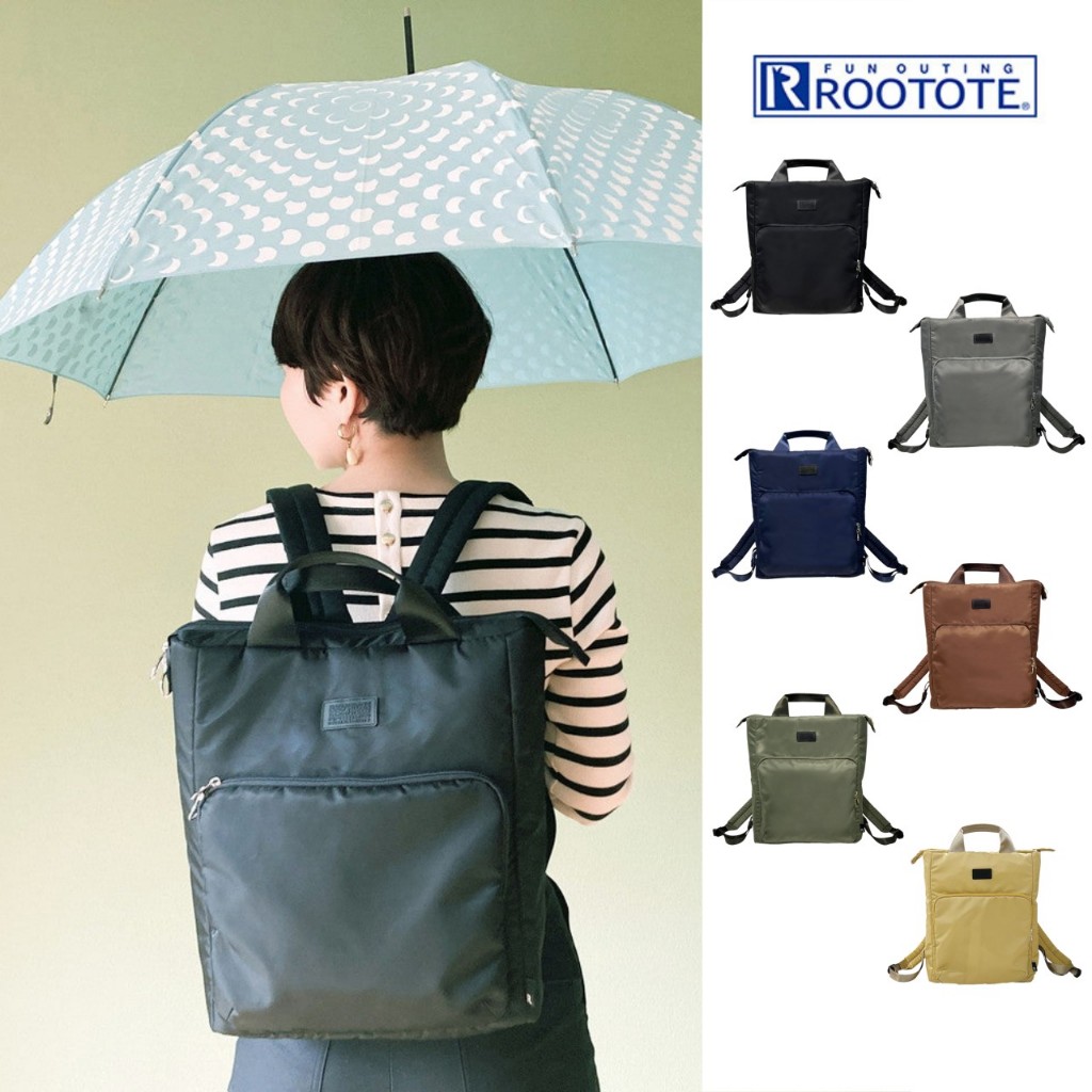 日本 ROOTOTE SN CEOROO airo A4 防潑水輕量兩用包 後背包 託特包 1223 | 蝦皮購物