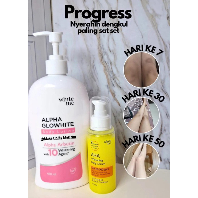 READY[400ml] WHITE INC Alpha Glowhite Body Lotion Whitening | 蝦皮購物