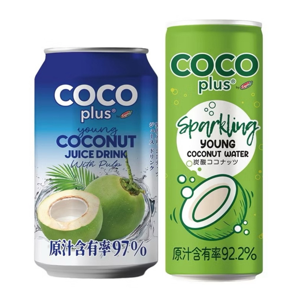 🥥《夏天必備飲品》Cocoplus椰子水/氣泡椰子水/越南椰子汁/椰果肉椰子水/含果肉椰子飲料/炭酸椰子水/椰子氣泡飲 | 蝦皮購物