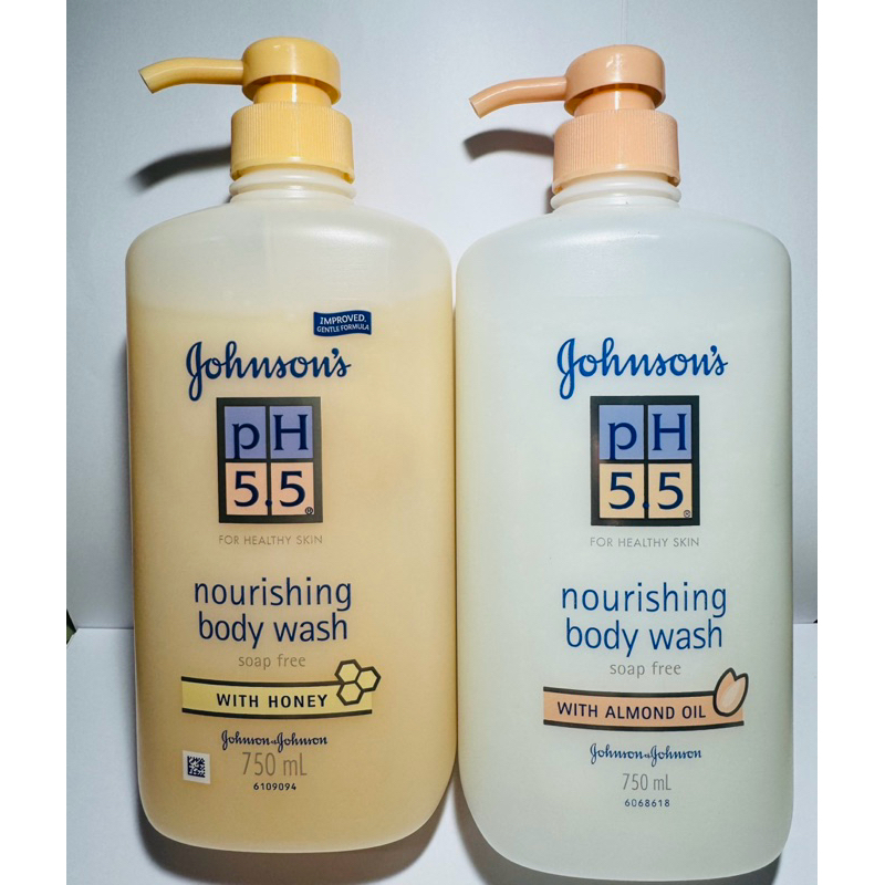 （蝦皮代開電子發票） 嬌生 PH5.5沐浴乳 750ml 蜂蜜舒緩/杏仁保濕 | 蝦皮購物