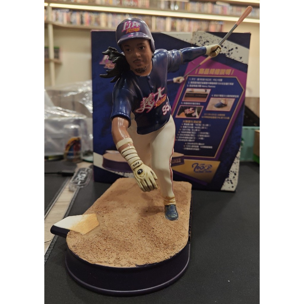 CPBL 中華職棒 義大犀牛 Manny Ramirez 曼尼 首轟紀念公仔 (全新) 絕版 MLB 中職第7000轟 | 蝦皮購物
