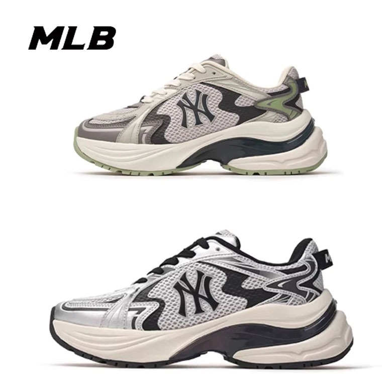 免運 正韓直郵 MLB Curve Runner 系列 復古流浪跑步鞋 休閒運動鞋 女鞋 紐約洋基隊 3ARNSPL4N | 蝦皮購物