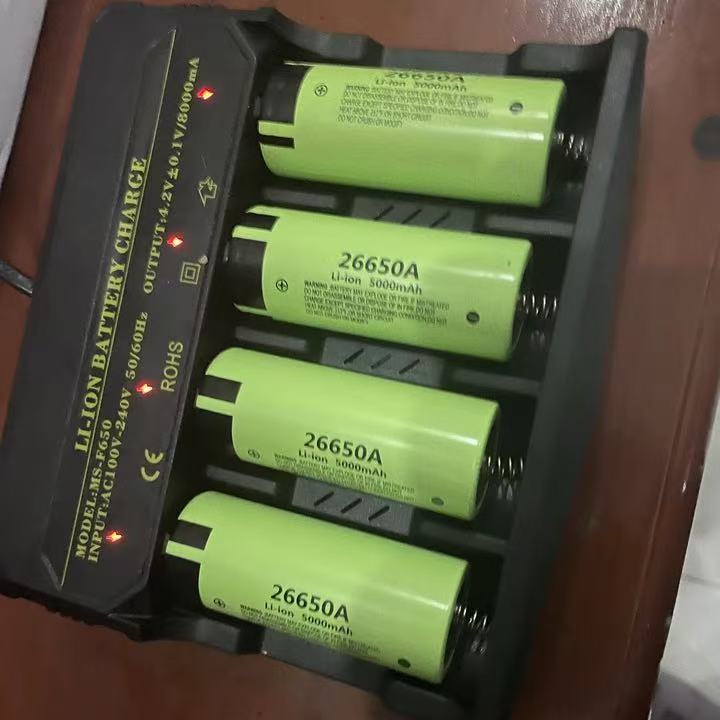 全新松下26650鋰電池 5000mah 手電筒電池 P70手電筒 行動電源 松下26650平頭 頭燈電池666 | 蝦皮購物