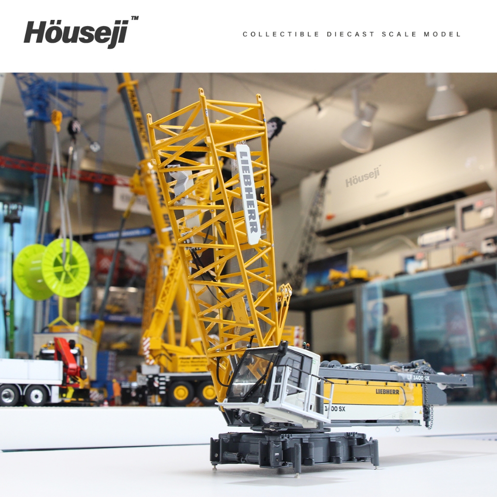 《現貨》1/50 WSI LIEBHERR LR 1400 SX 54-2015 履帶起重機 吊車模型 | 蝦皮購物