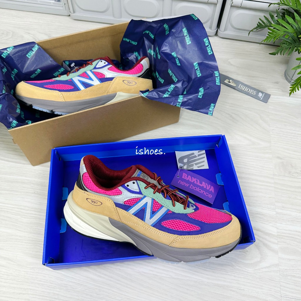 現貨 iShoes正品 New Balance 990 情侶鞋 v6 美製 流行 復古 慢跑 休閒鞋 U990AT6 D | 蝦皮購物