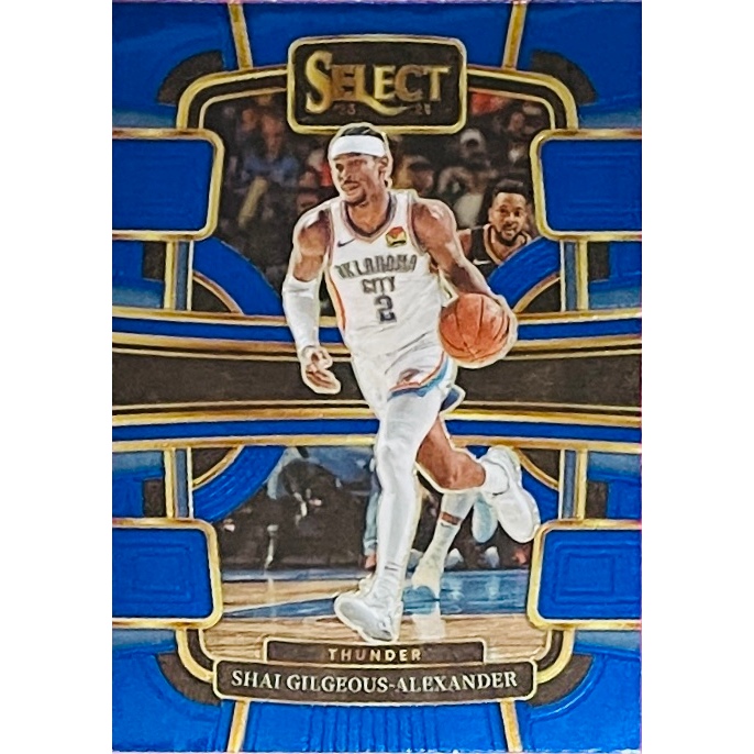 Shai Gilgeous-Alexander SGA 金屬卡 2023-24 SELECT #57 雷霆隊 籃球卡 | 蝦皮購物
