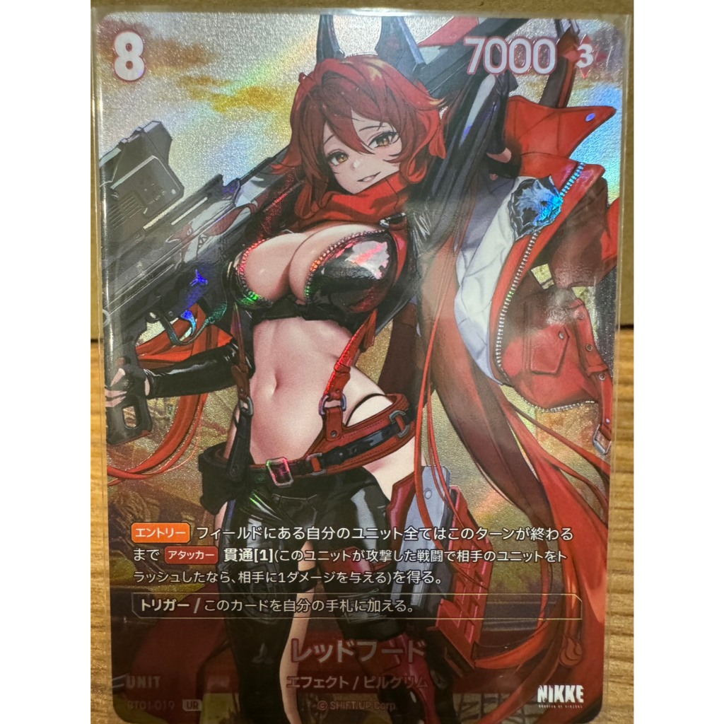 [元氣滿屋] Nivel Arena 日文版 Nikke 妮姬 小紅帽 BT01-019 UR | 蝦皮購物