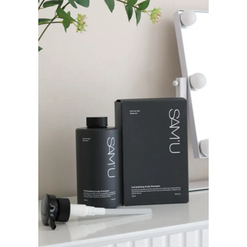 [現貨隔日到]SAM'U 豐盈泡沫洗髮精 490ml | 蝦皮購物