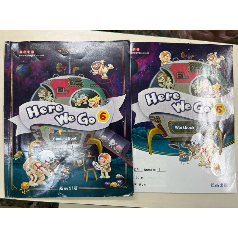 CW 二手翰林 國小 英語 Here We Go 6 二手課本+二手習作 有部分書寫 教學 自學 教甄老師試教 | 蝦皮購物