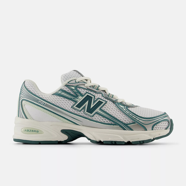New Balance 740 運動休閒鞋 復古 慢跑鞋 舒適 穿搭 米白 綠 女鞋 U740GR2【X-YI】 | 蝦皮購物