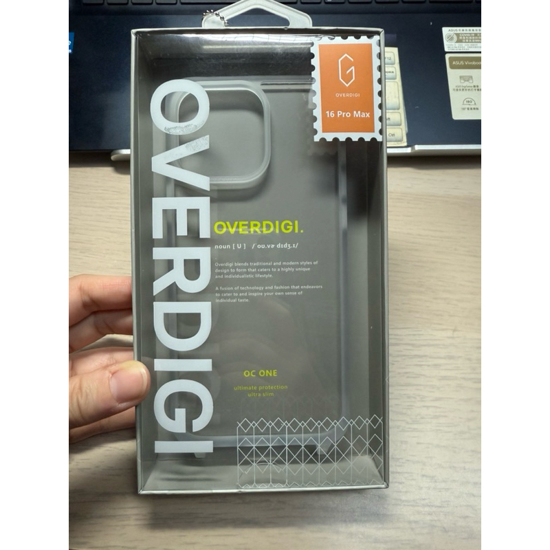 全新未拆封 overdigi iphone 16 pro max彩鑽掛繩殼-雲霧透灰 | 蝦皮購物