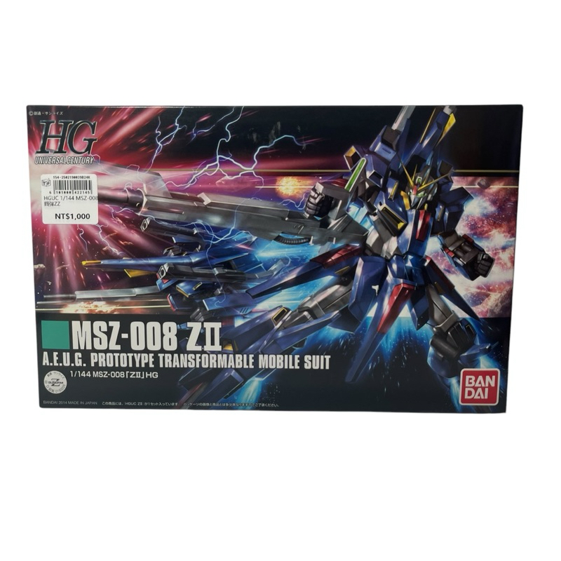 【新莊幸福店】BANDAI HGUC 1/144 MSZ-008鋼彈ZZ寶物⼯廠 二手 | 蝦皮購物