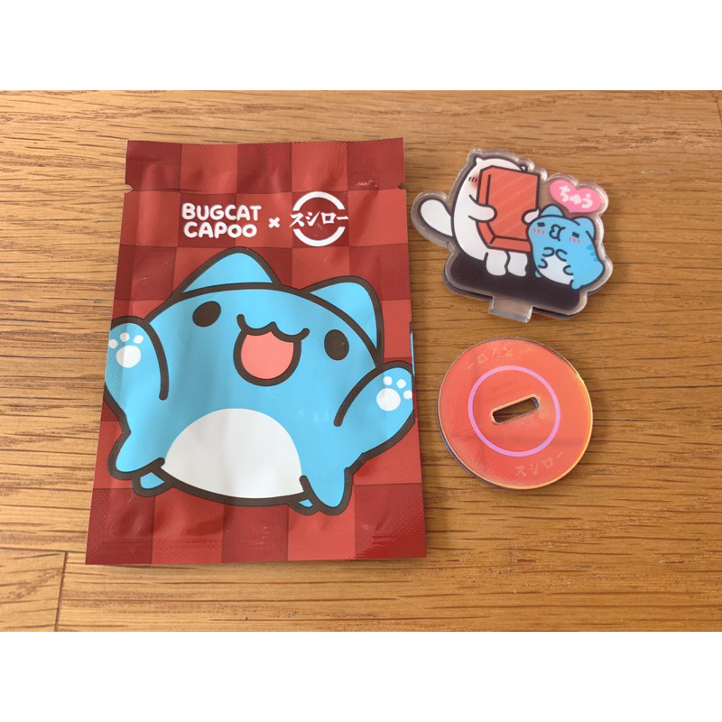 現貨 ‼️最終售完不補‼️貓貓蟲 咖波 Bugcat Capoo 壽司郎x 咖波 聯名 壓克力立牌 | 蝦皮購物