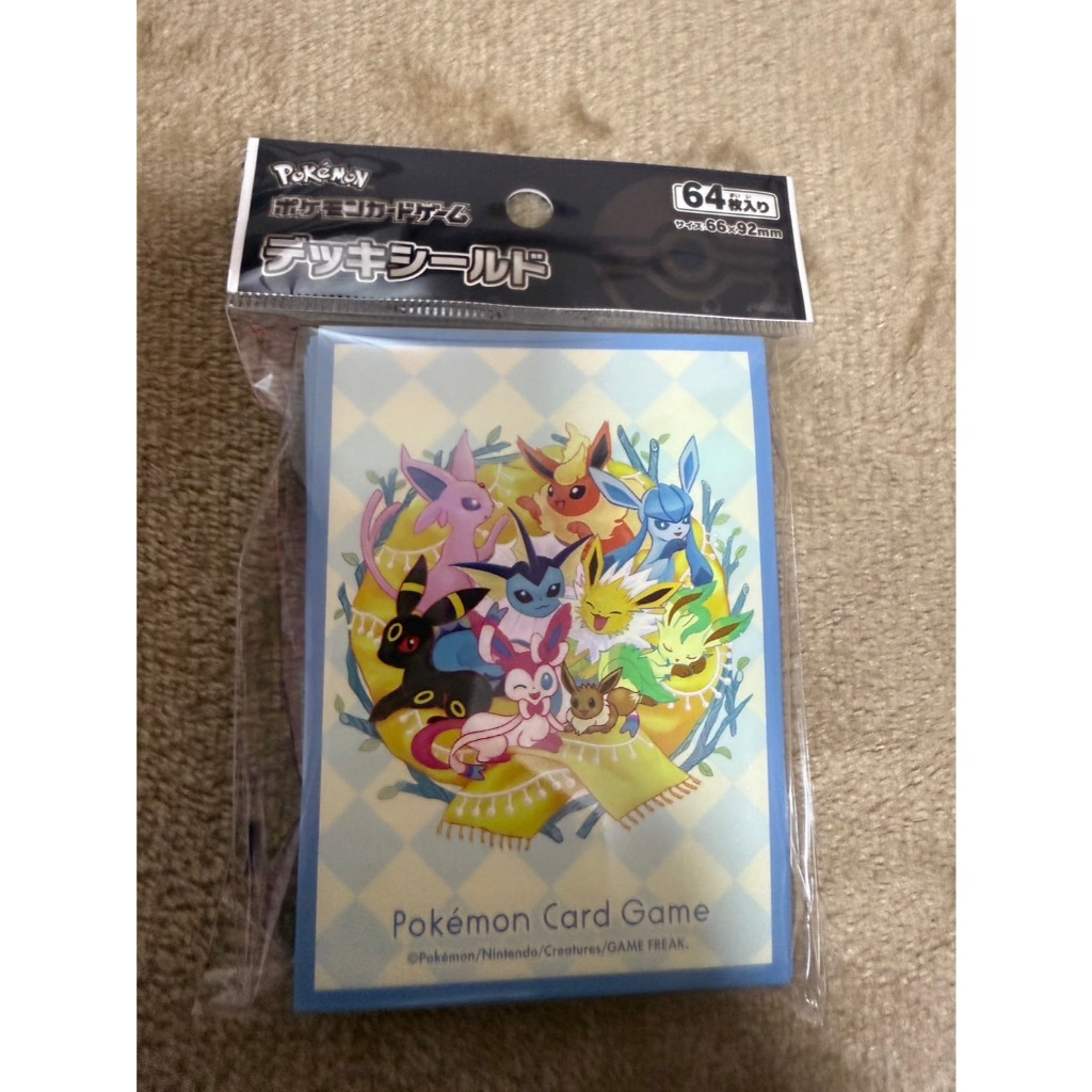 全新現貨 PTCG 寶可夢 伊布家族 卡套 64張入朱紫 太晶慶典 月亮伊布 仙子伊布 伊布卡套 寶可夢卡套 保護套 | 蝦皮購物