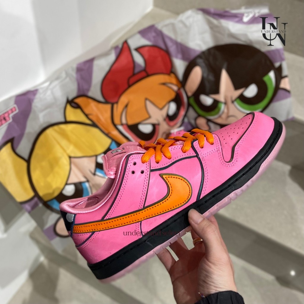 Powerpuff Girls x Nike Sb Dunk 飛天小女警 聯名款 花花 泡泡 毛毛 FZ8320-400 | 蝦皮購物