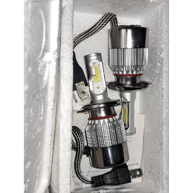 LED H4 12v遠近燈一對 買來沒用 出清 | 蝦皮購物