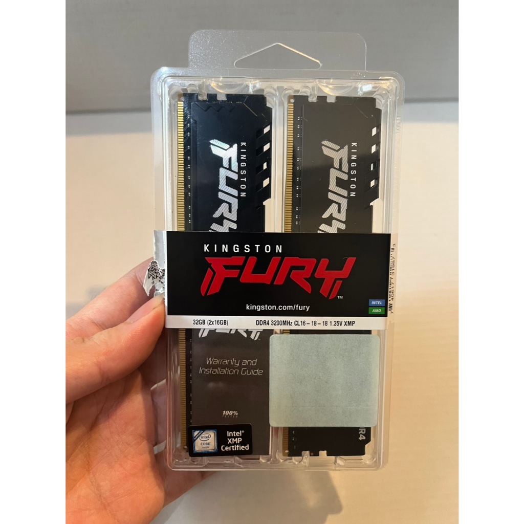 金士頓 HyperX Fury DDR4 3200 雙通道32G 16g*2 二手 | 蝦皮購物