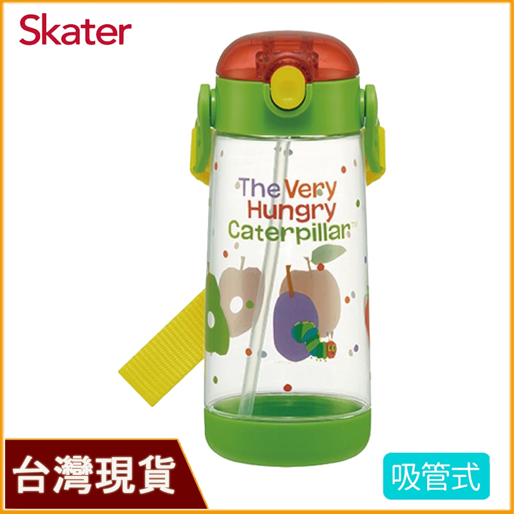 Skater 480ml PET吸管水壺｜好餓的毛毛蟲水壺｜毛毛蟲水壺｜PDSH5｜透明水壺｜吸管水壺 | 蝦皮購物