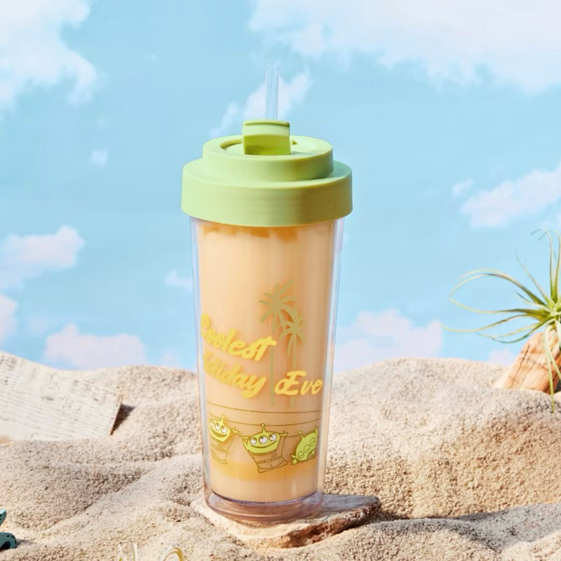 【現貨】Oolab 良杯製所 迪士尼夏日系列 三眼怪 先聊聊詢問 勿直接下單 750ml Ecozen 透明雙層隨行杯 | 蝦皮購物