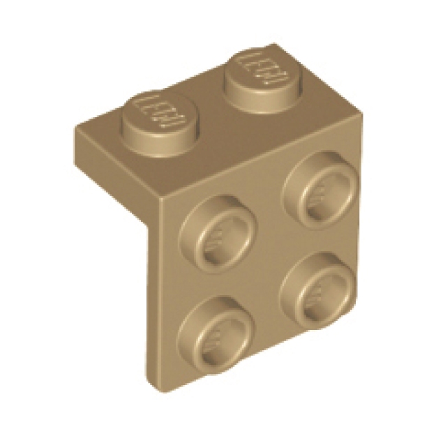 COOLPON｜這是樂高®LEGO®的正版零件 Bracket 1x2-2x2 44728 6275485 轉向 深砂 | 蝦皮購物