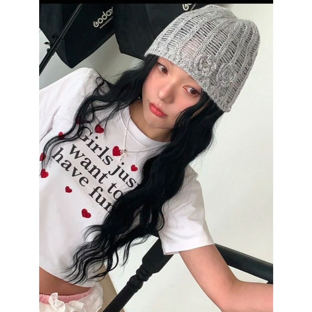 【POPPY.PP】韓版愛心字母短T/三色 #AC698006 | 蝦皮購物