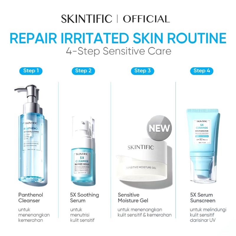 NEW SKITIFIC 4psc Sensitive Soothe Cleanser | 蝦皮購物