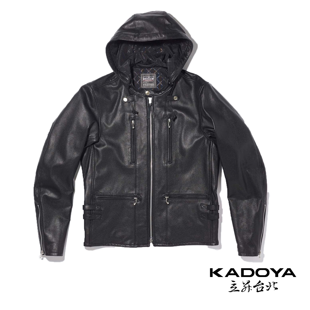 KADOYA 日本百年品牌 EURO CAPP-2 1655 皮衣 夾克 山羊皮 可拆風帽 護具另購【現貨｜立昇台北】 | 蝦皮購物