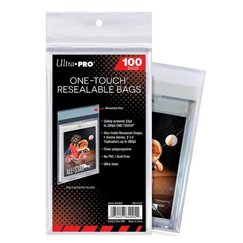 現貨Ultra Pro 自黏袋35PT 55PT 75 100 130PT 180 260 360 磁鐵卡夾 卡磚球員卡 | 蝦皮購物