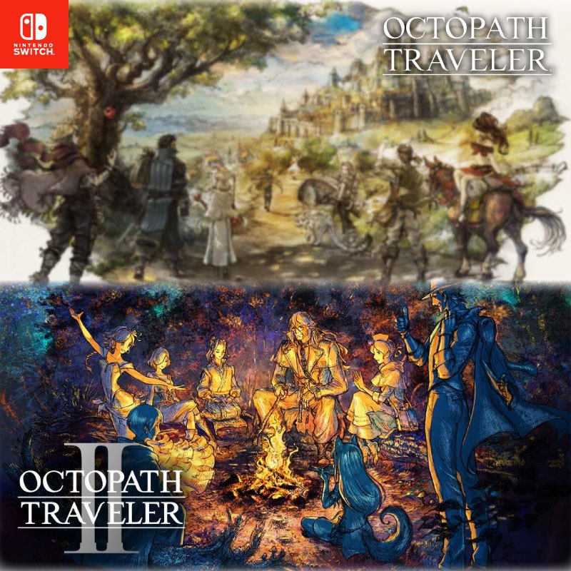 NS Switch 歧路旅人 + 歧路旅人 2 合輯 中文版【現貨】【GAME休閒館】 | 蝦皮購物