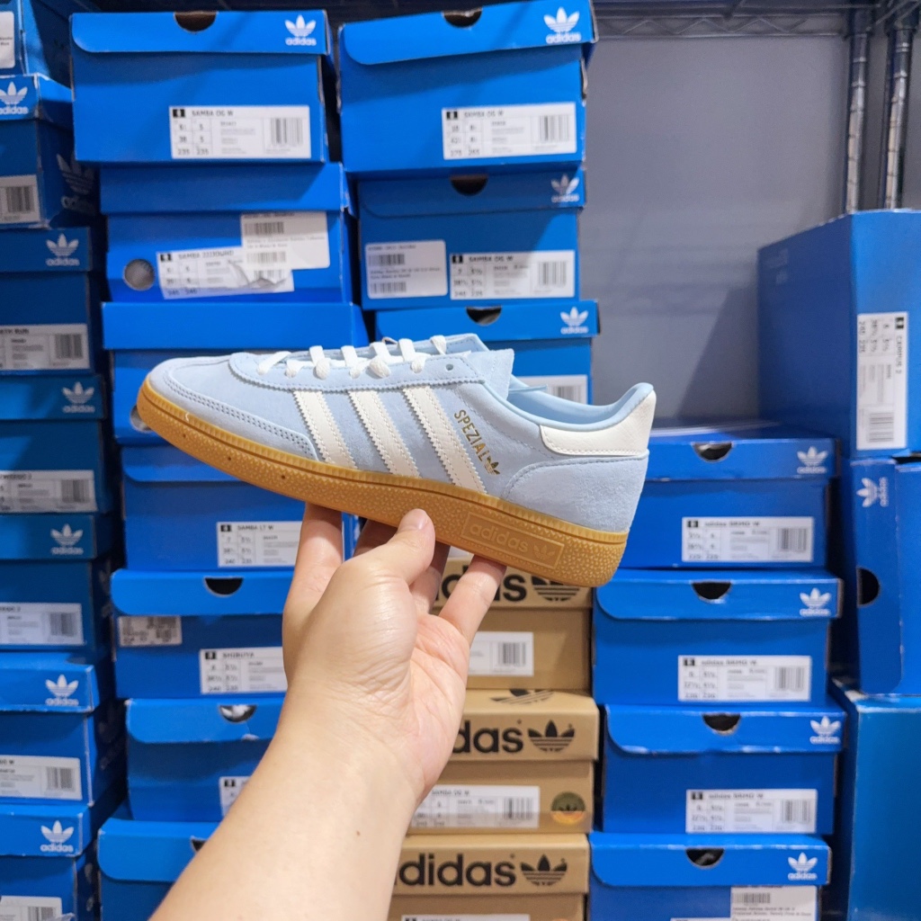 代購♦️2503 Adidas Handball Spezial 歐洲限定 寶寶藍 焦糖 復古鞋 JH8883 | 蝦皮購物