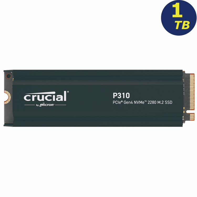 Crucial P310 1TB 1T (2280) PCIe Gen4 -散熱片 SSD CT1000P310SSD5 | 蝦皮購物