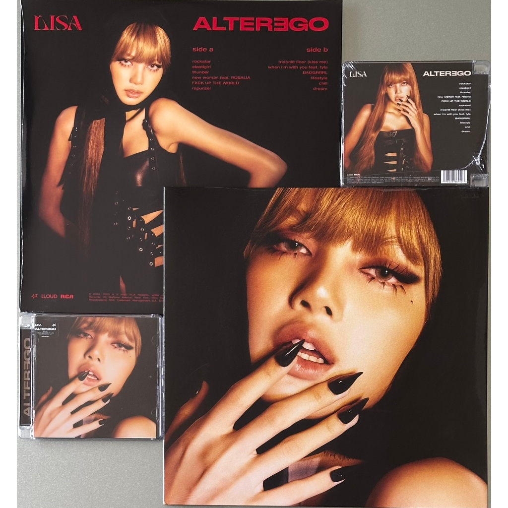 LISA - Alter Ego 首張個人專輯限量絕版親筆簽名/親簽 CD + 黑膠 (BLACKPINK) | 蝦皮購物