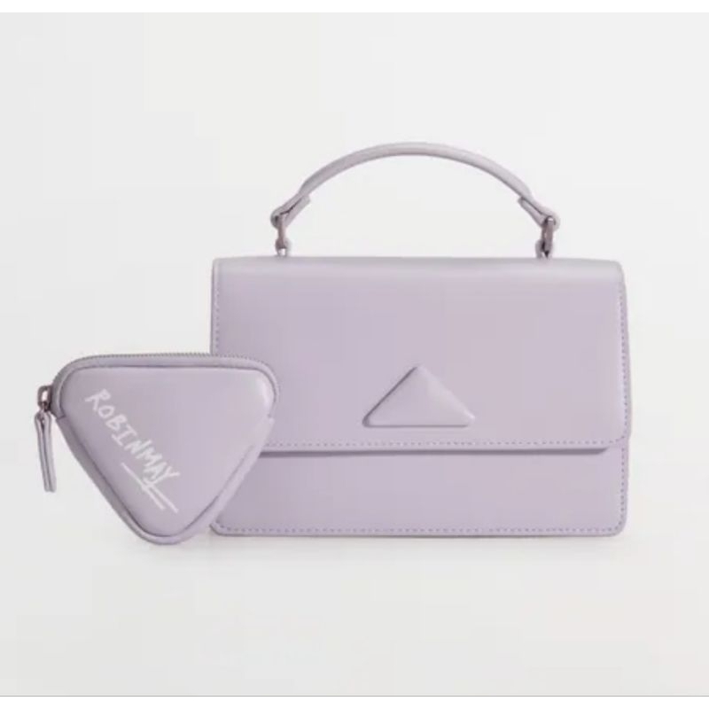 RM Robinmay Ella支線 怪美虛實手提包（奶霜紫）全新正品，只有一個 | 蝦皮購物