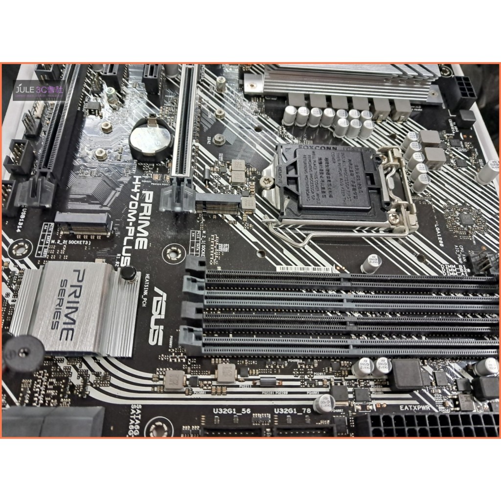 JULE 3C會社-華碩 PRIME H470M-PLUS H470/D4/十代/雙M2/MATX/1200 主機板 | 蝦皮購物