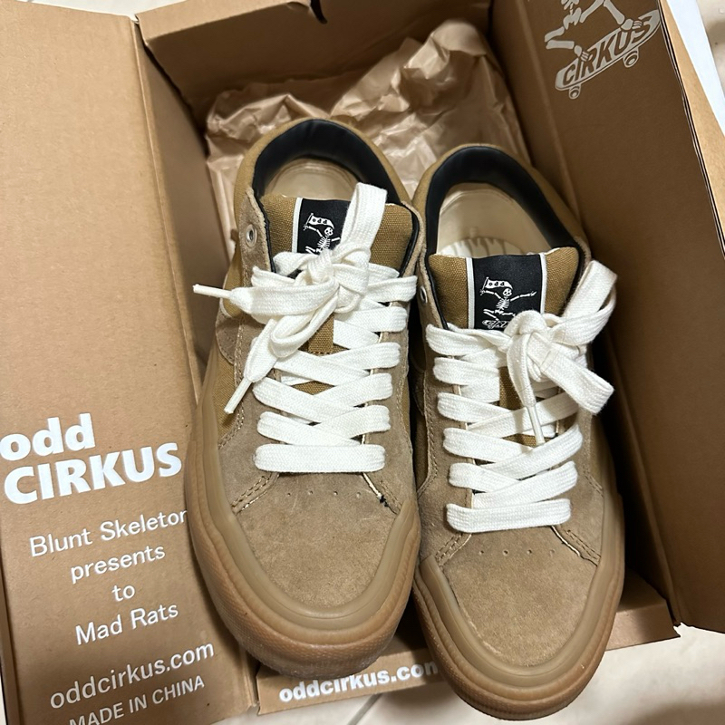 odd CIRKUS_ASTLEY MID- EXPRESSO CREPE 生膠帆布鞋 中筒 帆布鞋 滑板鞋 25公分 | 蝦皮購物