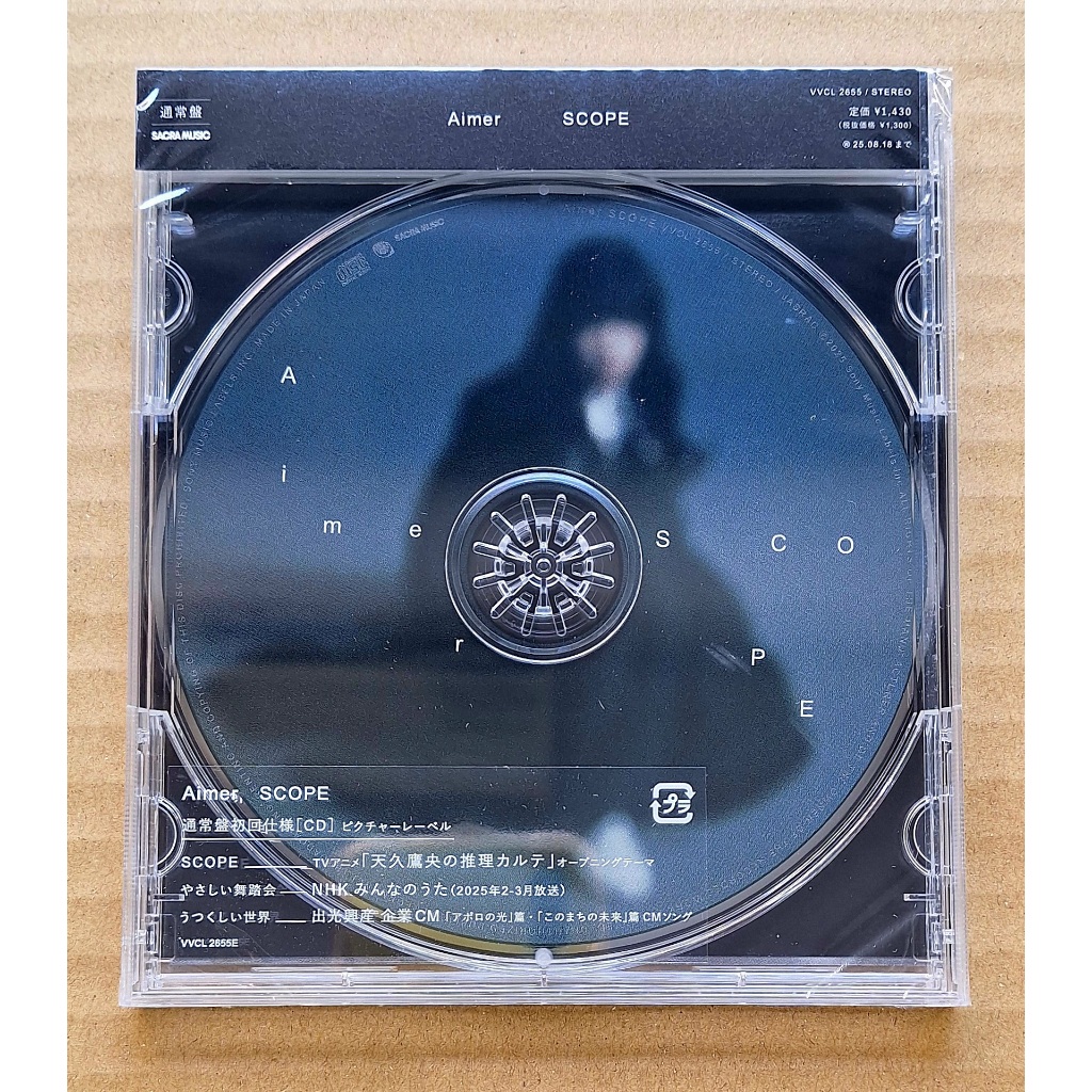 Aimer / SCOPE 通常盤CD 日本進口版正版全新114/3/21發行 | 蝦皮購物