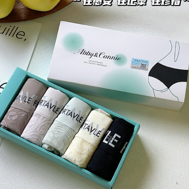 附發票~台灣現貨【2281】5件組 法式浪漫蕾絲 蠶絲益生菌加長襠 10A抑菌 女中腰內褲 | 蝦皮購物