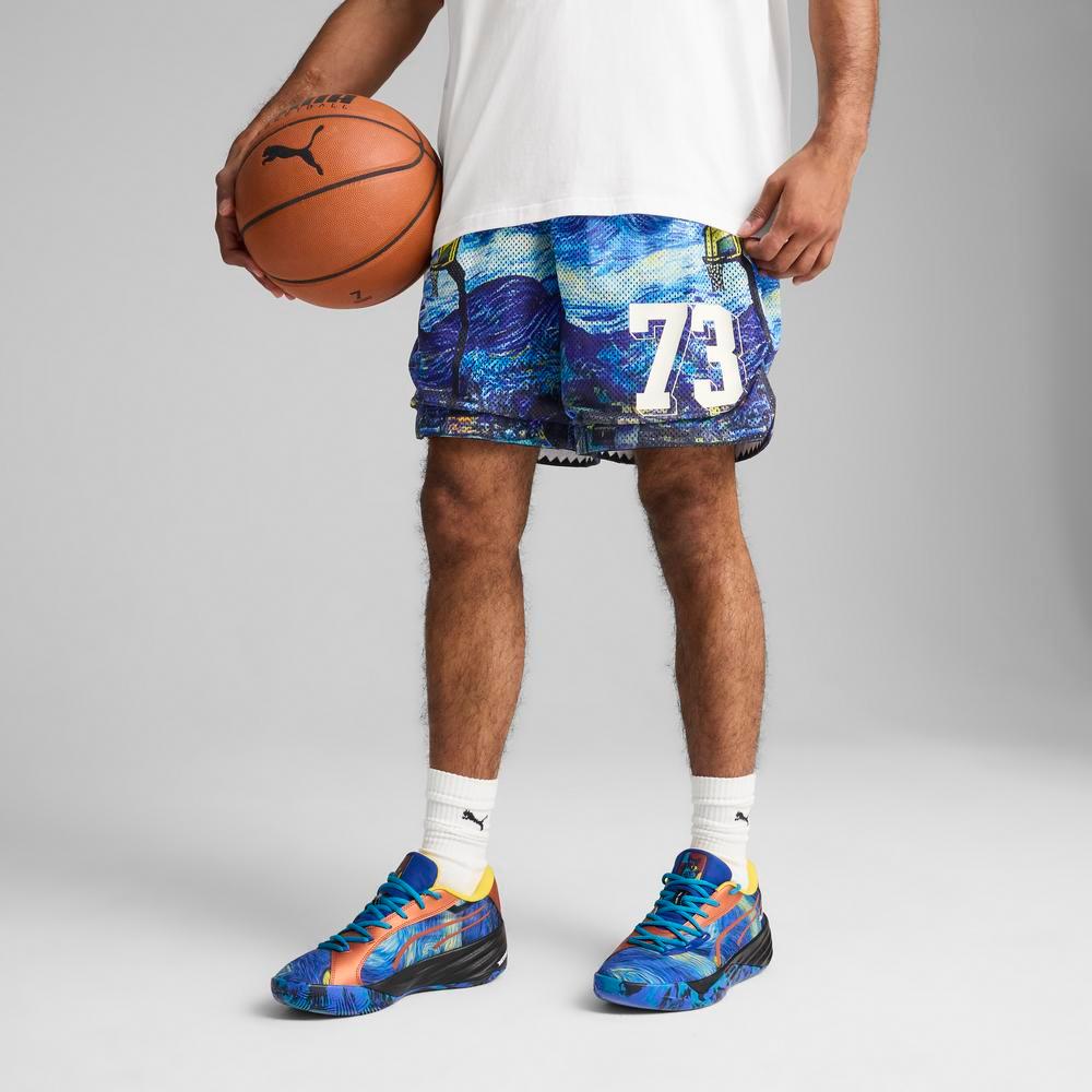 現貨 PUMA 籃球 Dylan星空 73 球褲 雙面穿球褲 63047601 | 蝦皮購物