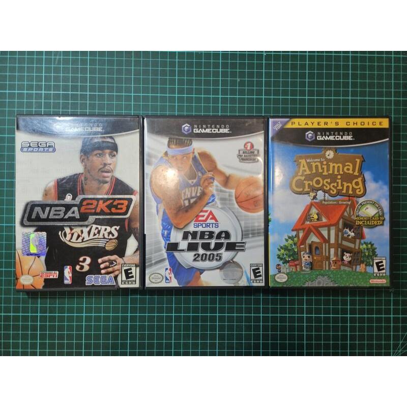 GameCube NGC 美版 動物之森 Animal Crossing / NBA 2K3 / NBA 2005 | 蝦皮購物