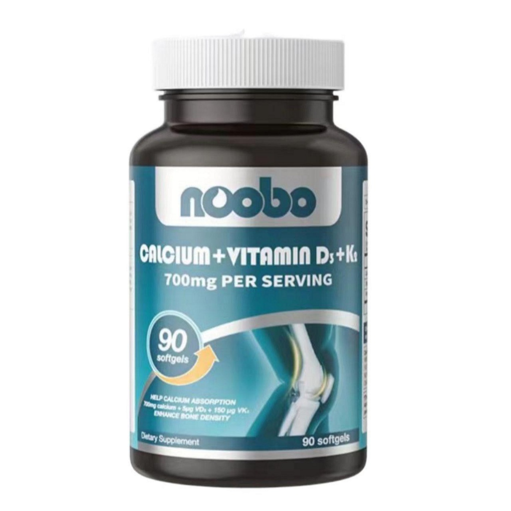【現貨快速達】NOOBO美國液態鈣檸檬酸鈣維生素k2維D3碳酸鈣90粒軟膠囊 | 蝦皮購物