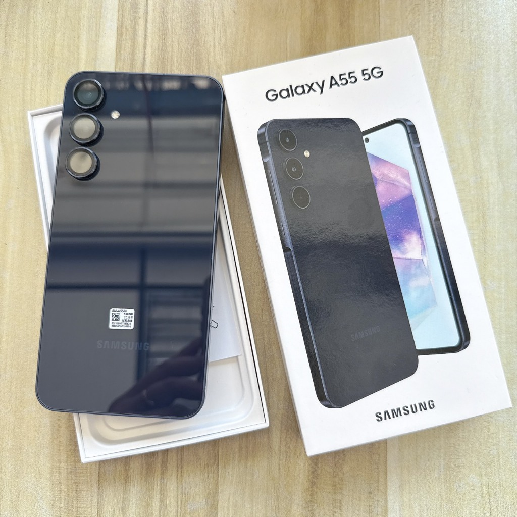 【僅一現貨】台灣原廠公司貨 Samsung Galaxy A55 5G 8G/128G 黑(冰藍莓) | 蝦皮購物