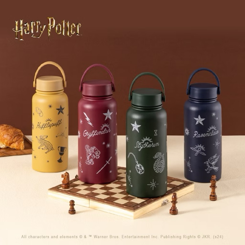 哈利波特 Oolab 良杯製所 保溫瓶 不鏽鋼 水杯 學院款 葛萊芬多 赫夫帕夫 雷文克勞 | 蝦皮購物
