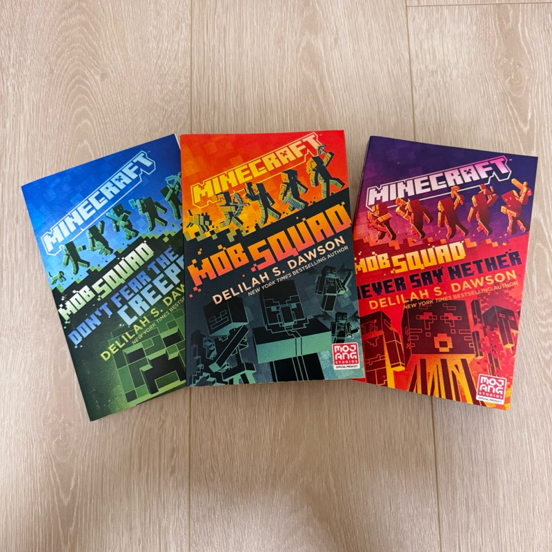 Minecraft:Mob Squad 3-books set 一套三本 麥塊書籍 | 蝦皮購物