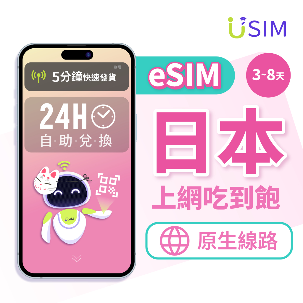 【USIM】日本eSIM | 原生DOCOMO 24H自助兌換快速發貨 吃到飽 虛擬 網卡 上網卡 網路 esim卡 | 蝦皮購物