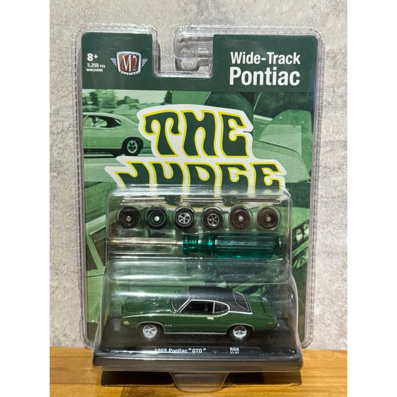 M2 1:64 1969 PONTIAC GTO 美式肌肉車 膠胎 | 蝦皮購物