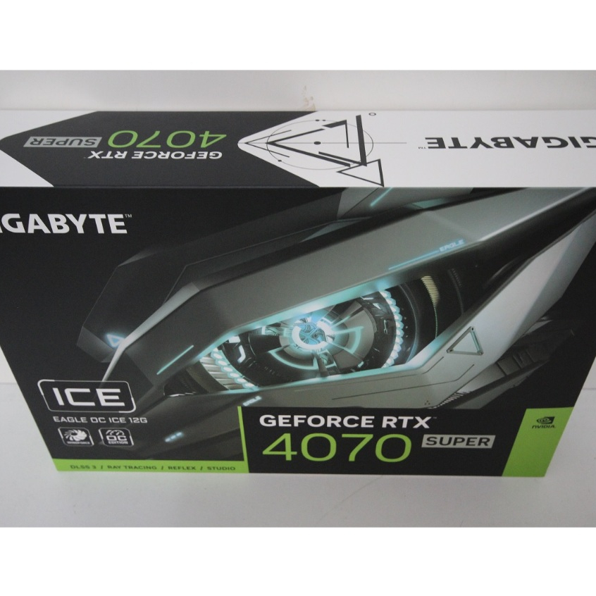 全新 4070S未拆封未註冊[ 議價不回 ]技嘉 RTX 4070 SUPER EAGLE OC ICE 12G 顯示卡 | 蝦皮購物