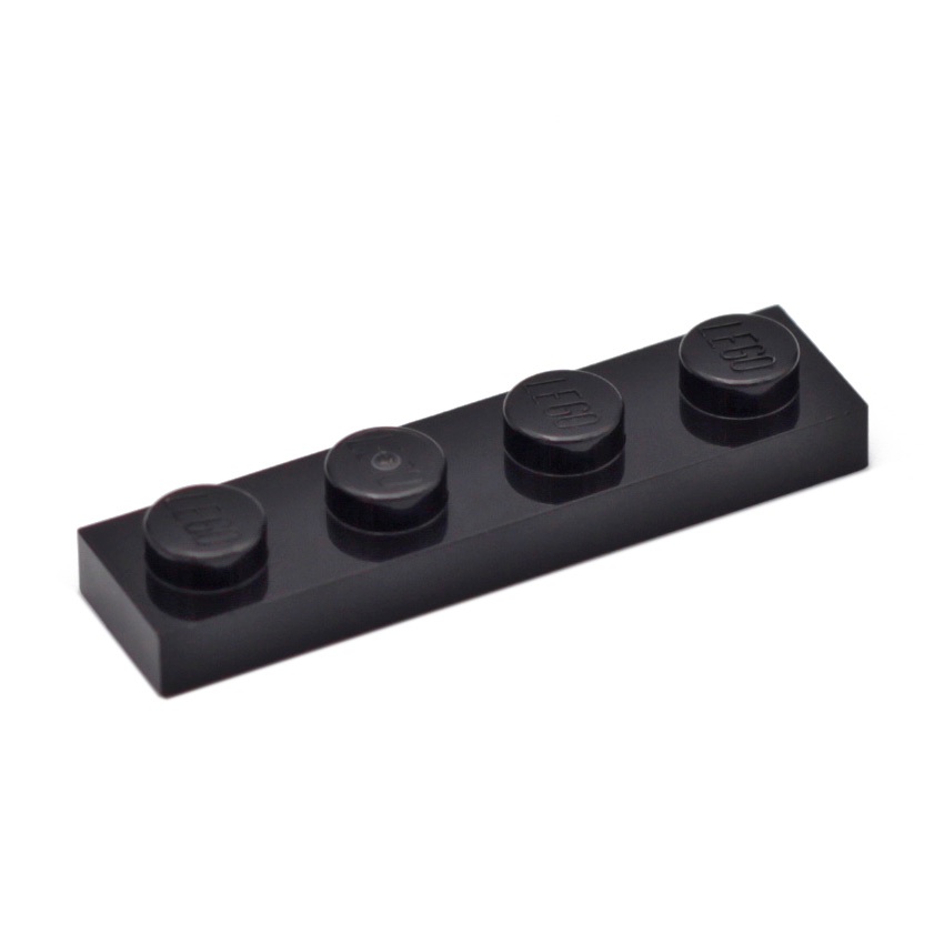 COOLPON｜這是樂高®LEGO®的正版零件 黑色 Plate 1x4 薄板 3710 371026 | 蝦皮購物