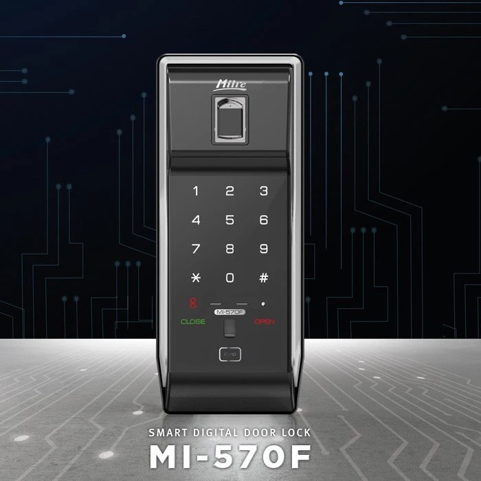 美樂 Milre MI-570F 指紋鎖(指紋/感應卡/密碼/鑰匙)電子鎖 感應鎖 門鎖 | 蝦皮購物