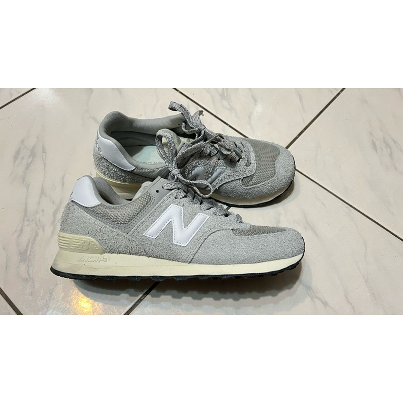 NEW BALANCE 574 樸素灰 白 復古 NB(U574RBL-D) | 蝦皮購物